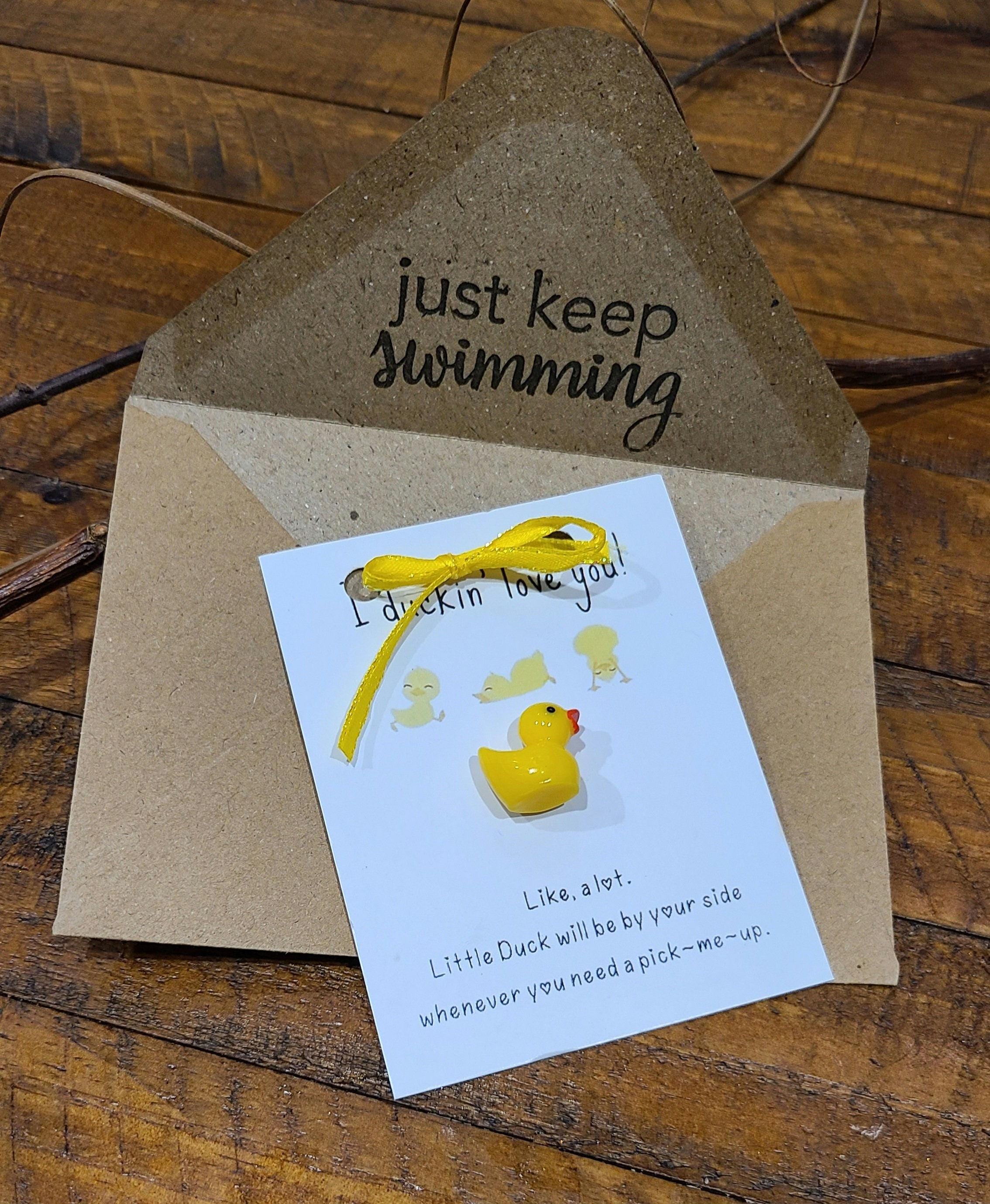I Duckin Love You, Good Luck Duck, Love Card, Emotional Support, Pocket ...