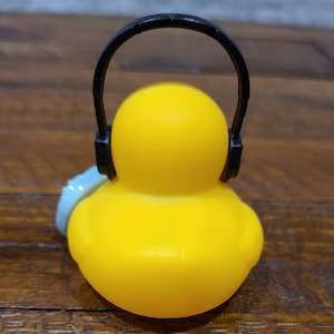 Yellow Rubber Duck, PC Gamer Duckie With Headset and Controller. Cute ...