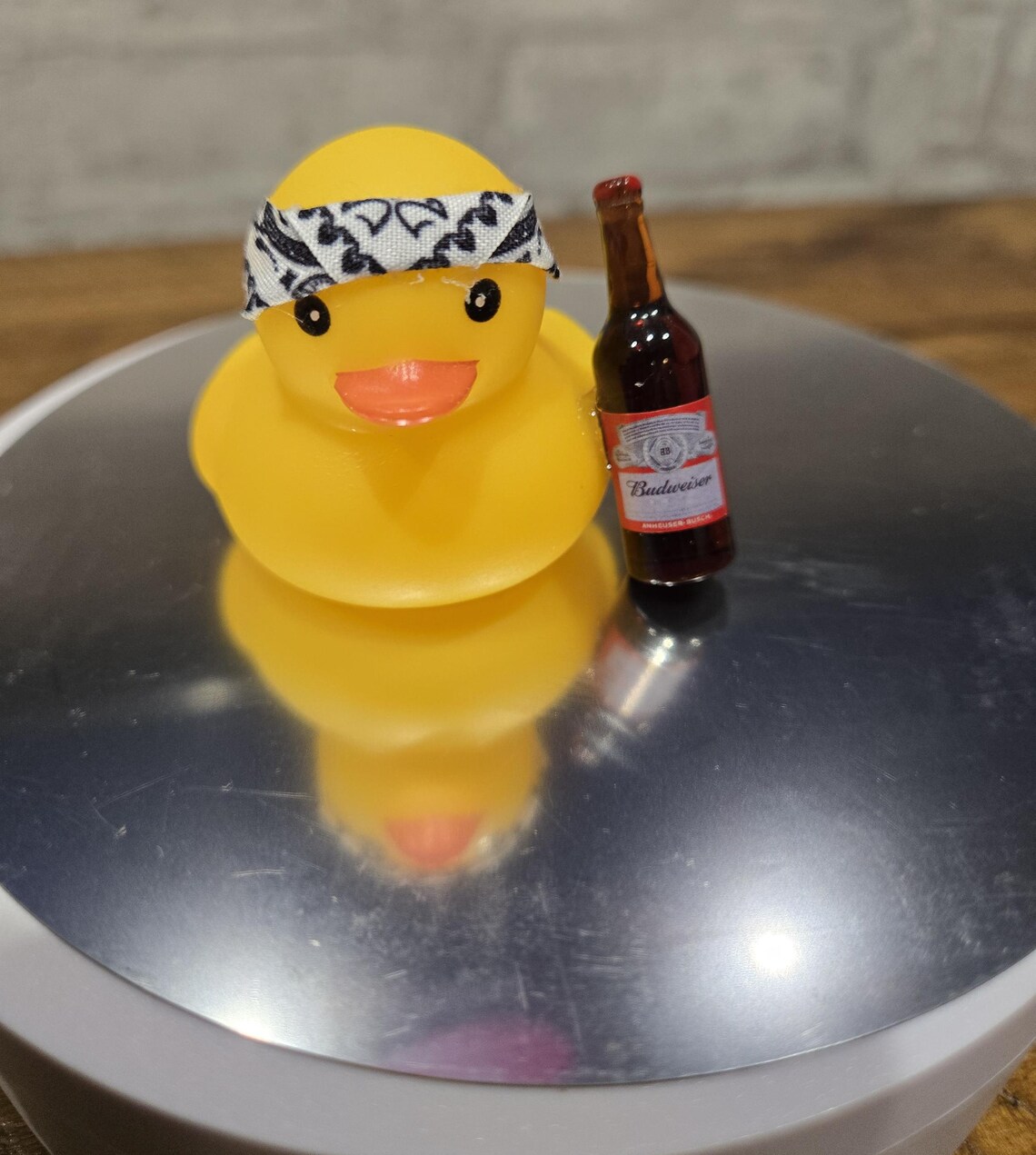 Yellow Rubber Duck, Duck With Bandana and Beer. Cute Gift for a Jeep ...