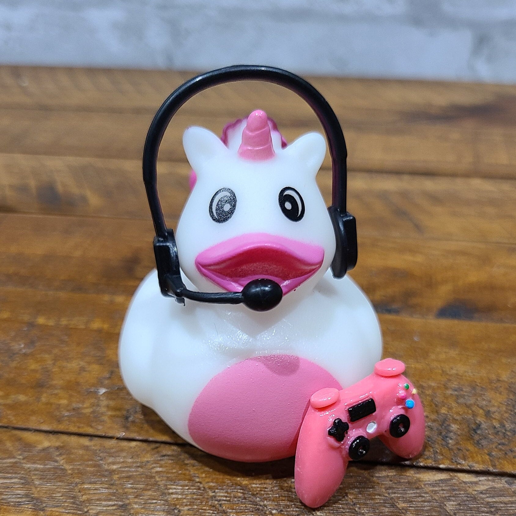 Yellow Rubber Duck, PC Gamer Duckie With Headset and Controller. Cute ...