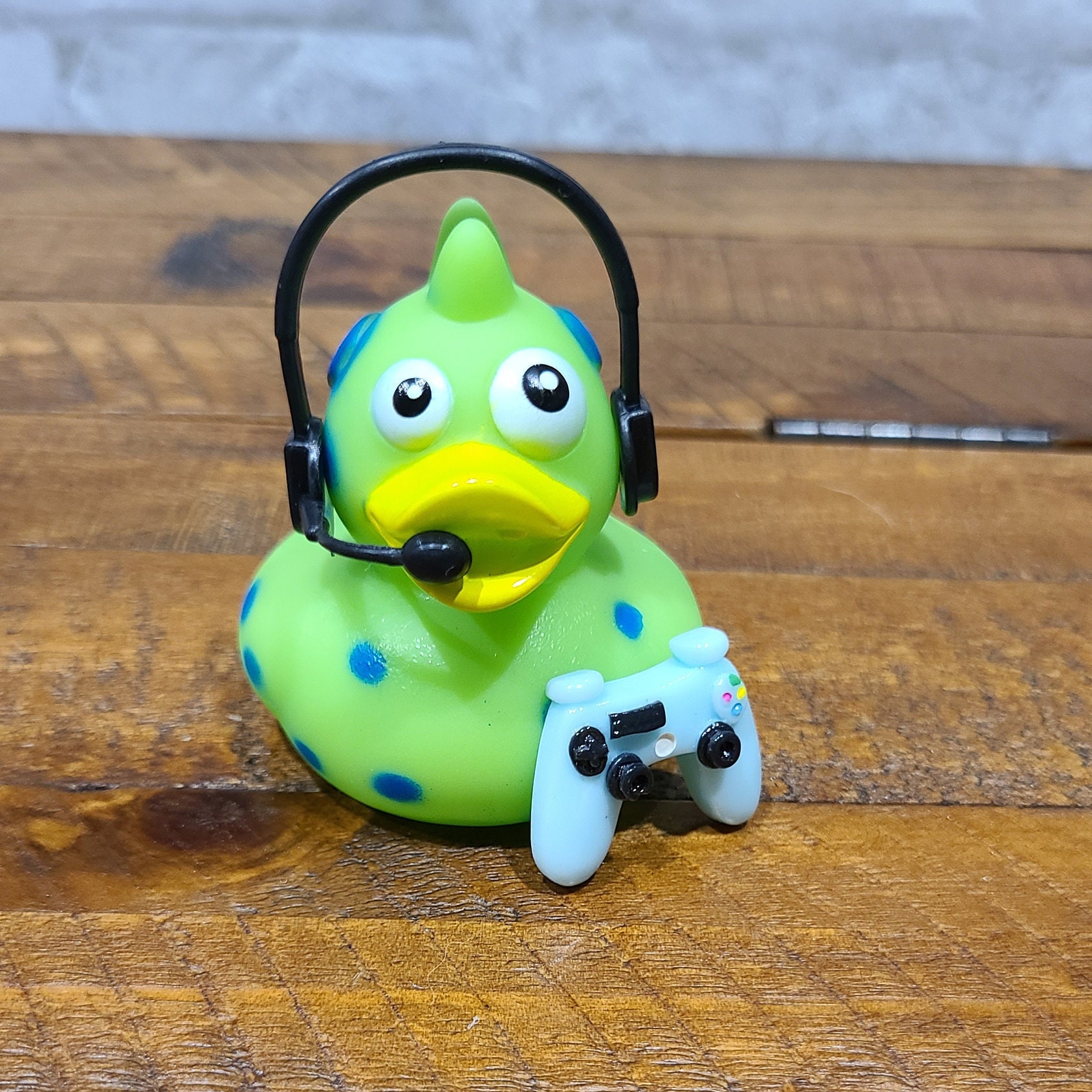 Yellow Rubber Duck, PC Gamer Duckie With Headset and Controller. Cute ...