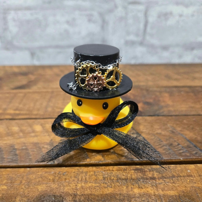Yellow Rubber Duck, Steampunk Duck. Cute Gift for Sci-fi, Fantasy ...