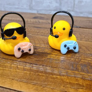 Yellow Rubber Gamer Duckie, Headset and Controller - Etsy