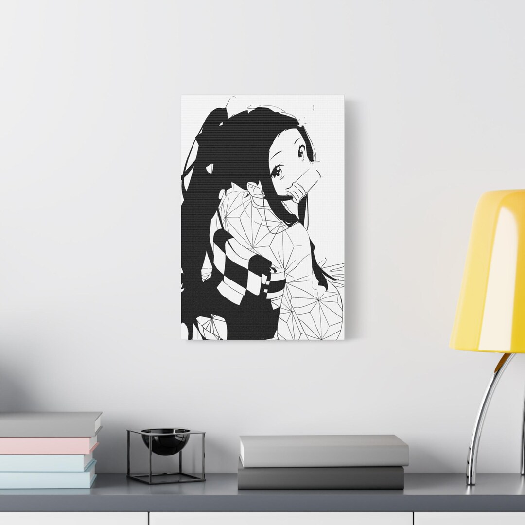 Bamboo Spirit Canvas Print | Anime-inspired Wall Art - Etsy