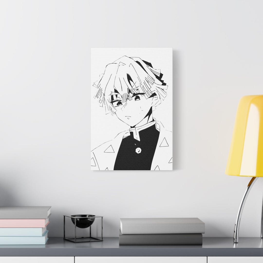 Thunder Flash Canvas | Anime-inspired Matte Wall Art - Etsy