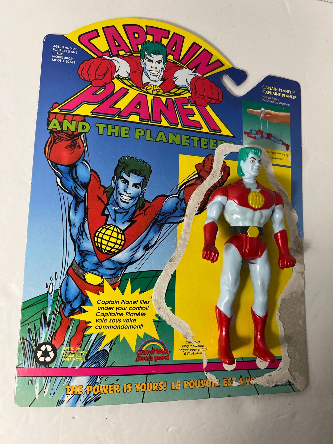 1991 Vintage CAPTAIN PLANET Action Figure Tiger Toys BX051 - Etsy