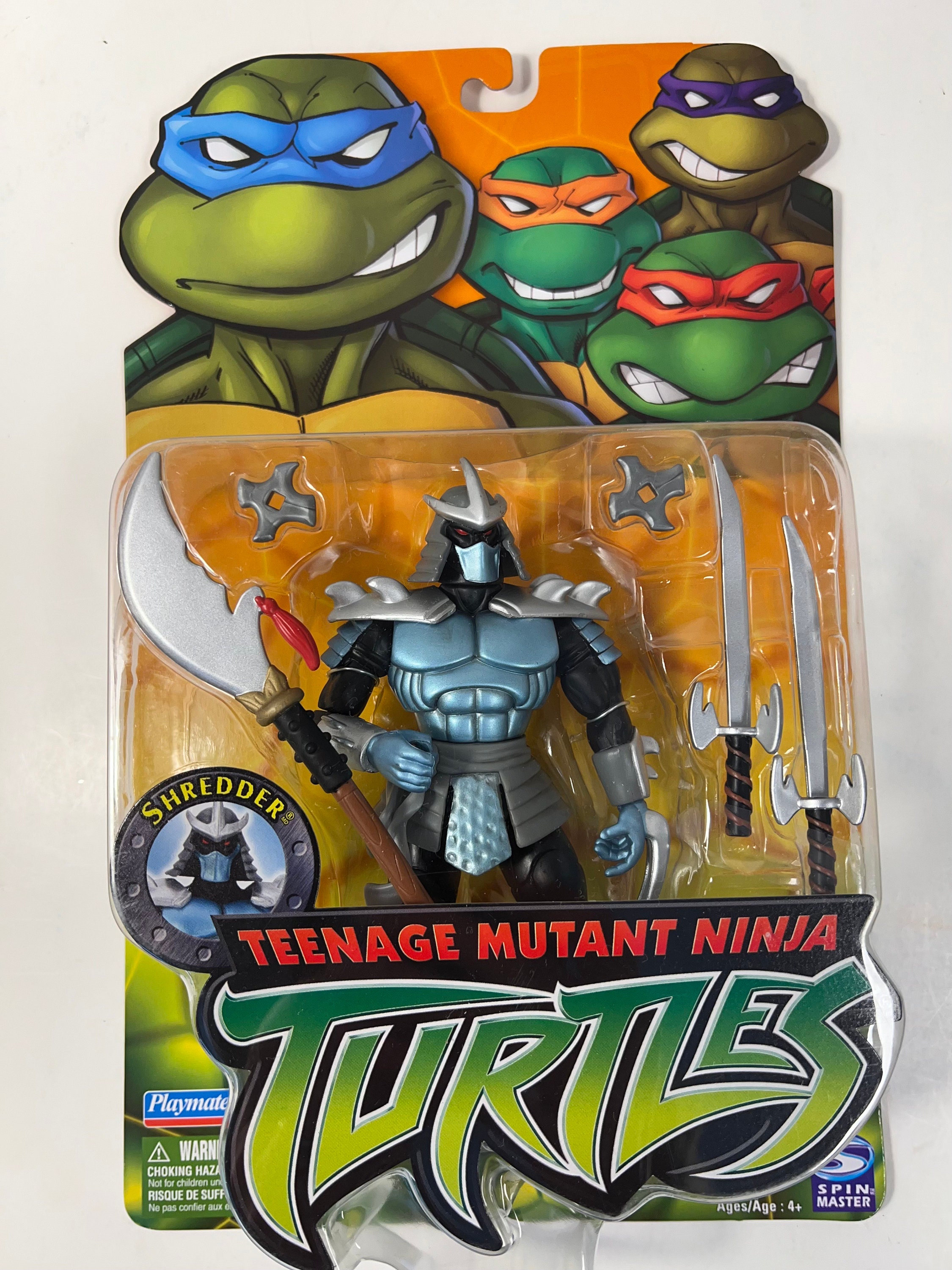 TMNT Teenage Mutant Ninja Turtles Figure 2003 TMNT Shredder Villain ...