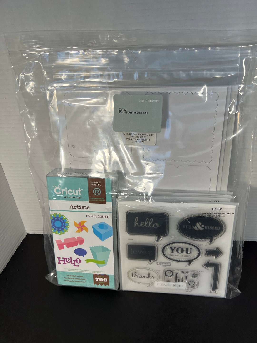 Cricut Artiste, Close to My Heart , 3 Sheets Dimensional Elements, 3 ...
