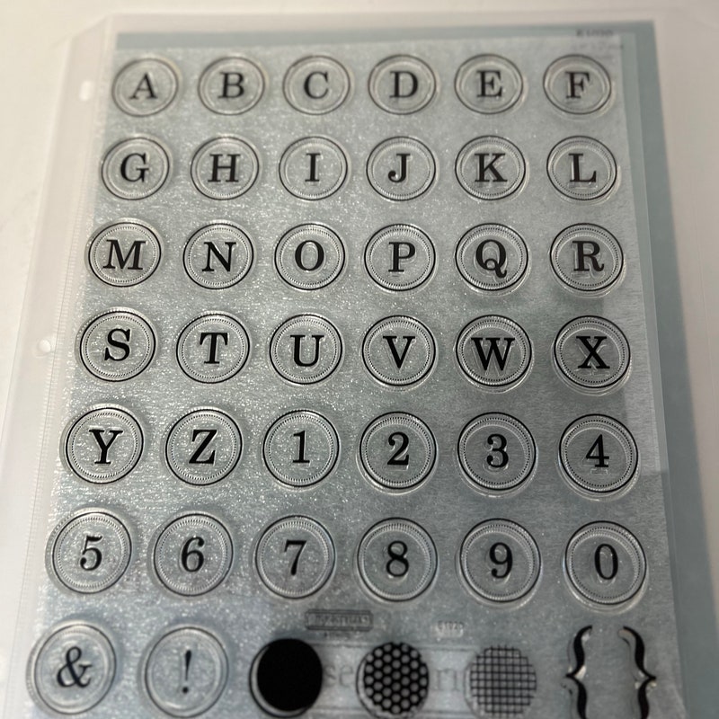 Clear Alphabet Stamps - Etsy