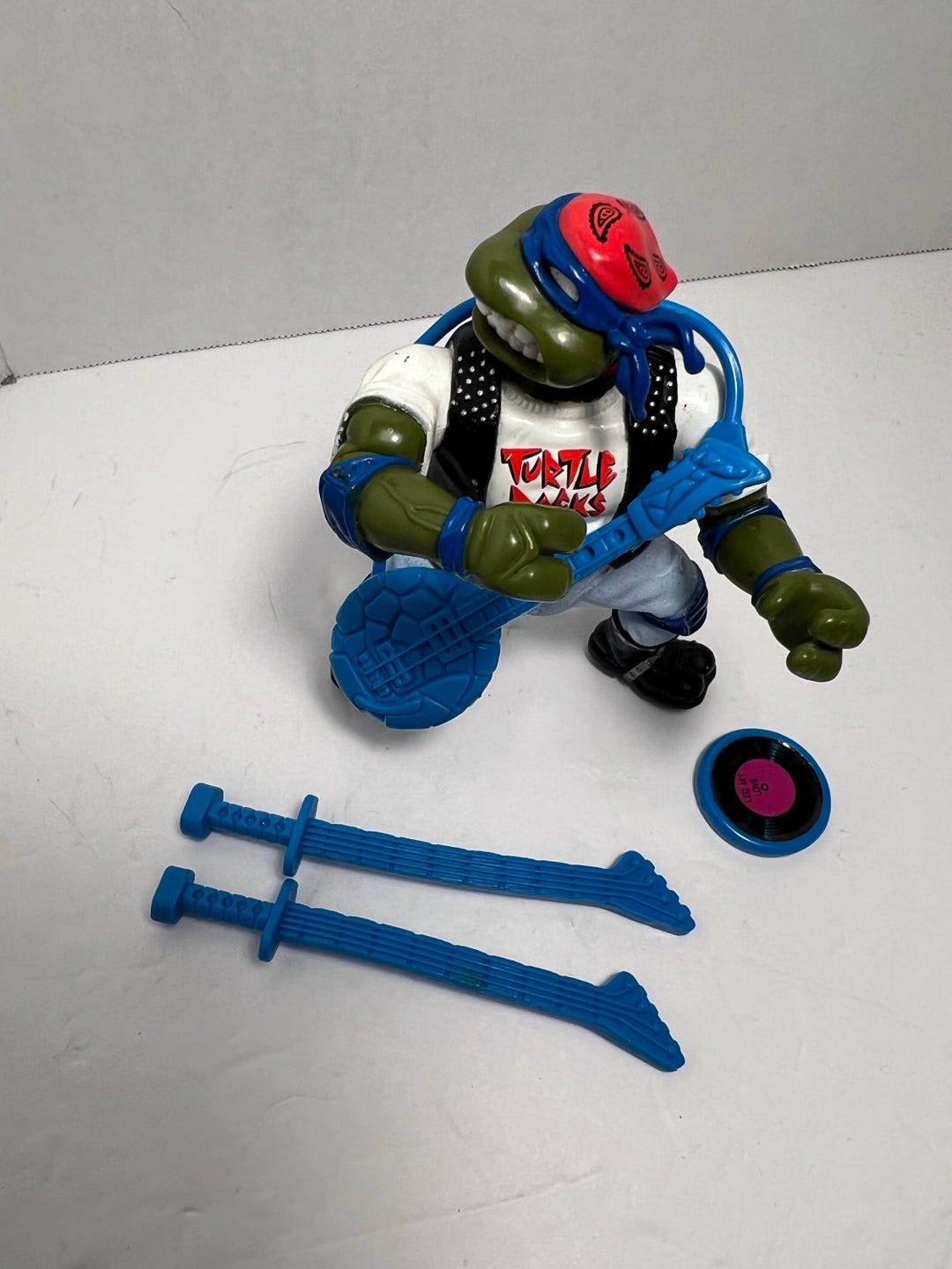 1991 TMNT Rock 'n Rollin Classic Rocker Leo Leonardo Teenage Mutant ...