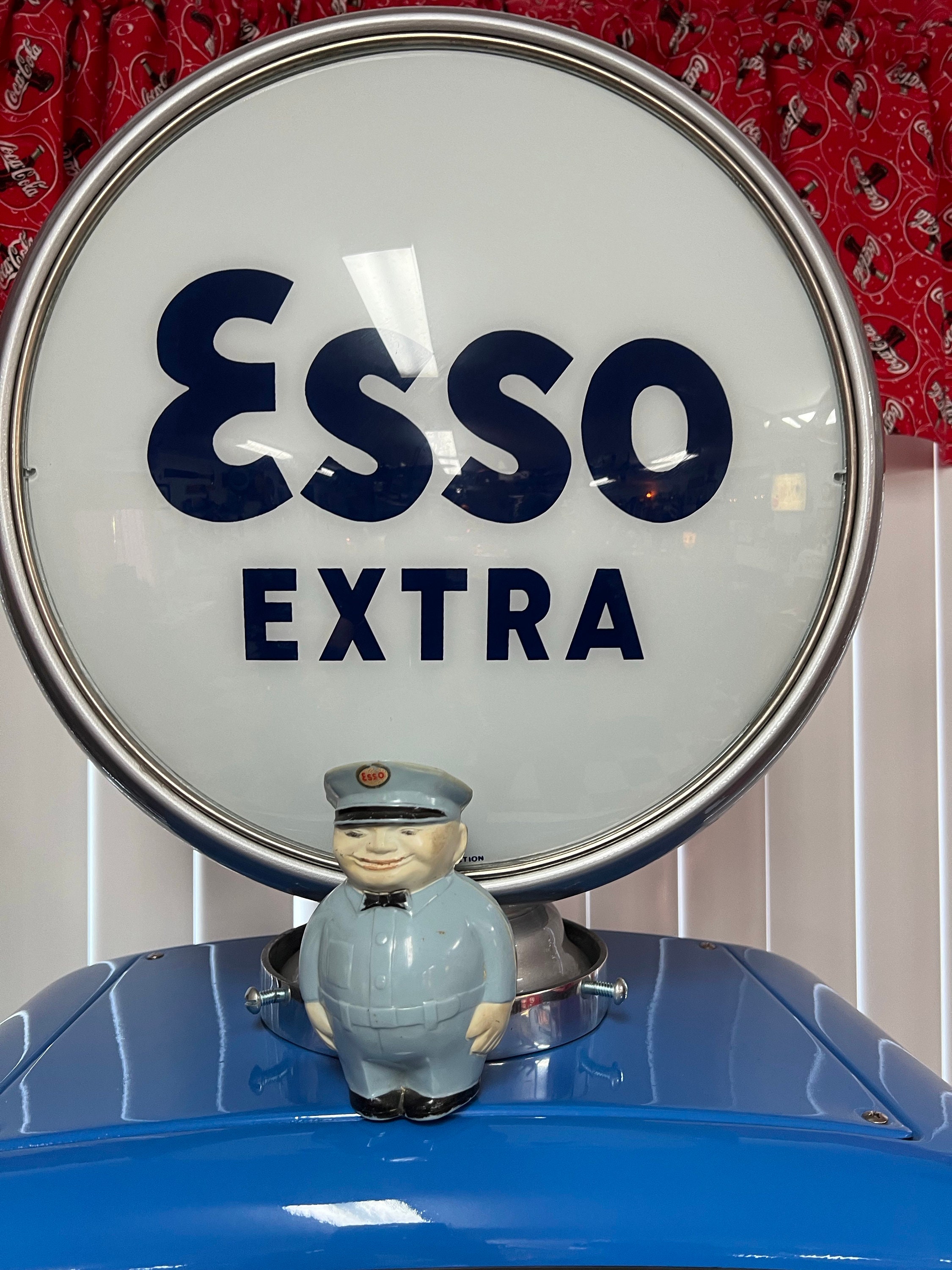 Vintage 1950s Esso Fat Man Coin Bank Gas Station Attendant RARE Oil ...