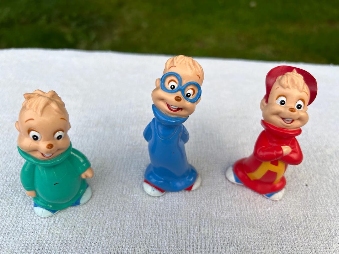 KFC Alvin & the Chipmunks Figurines Canada Exclusive 1990 Alvin, Simon ...