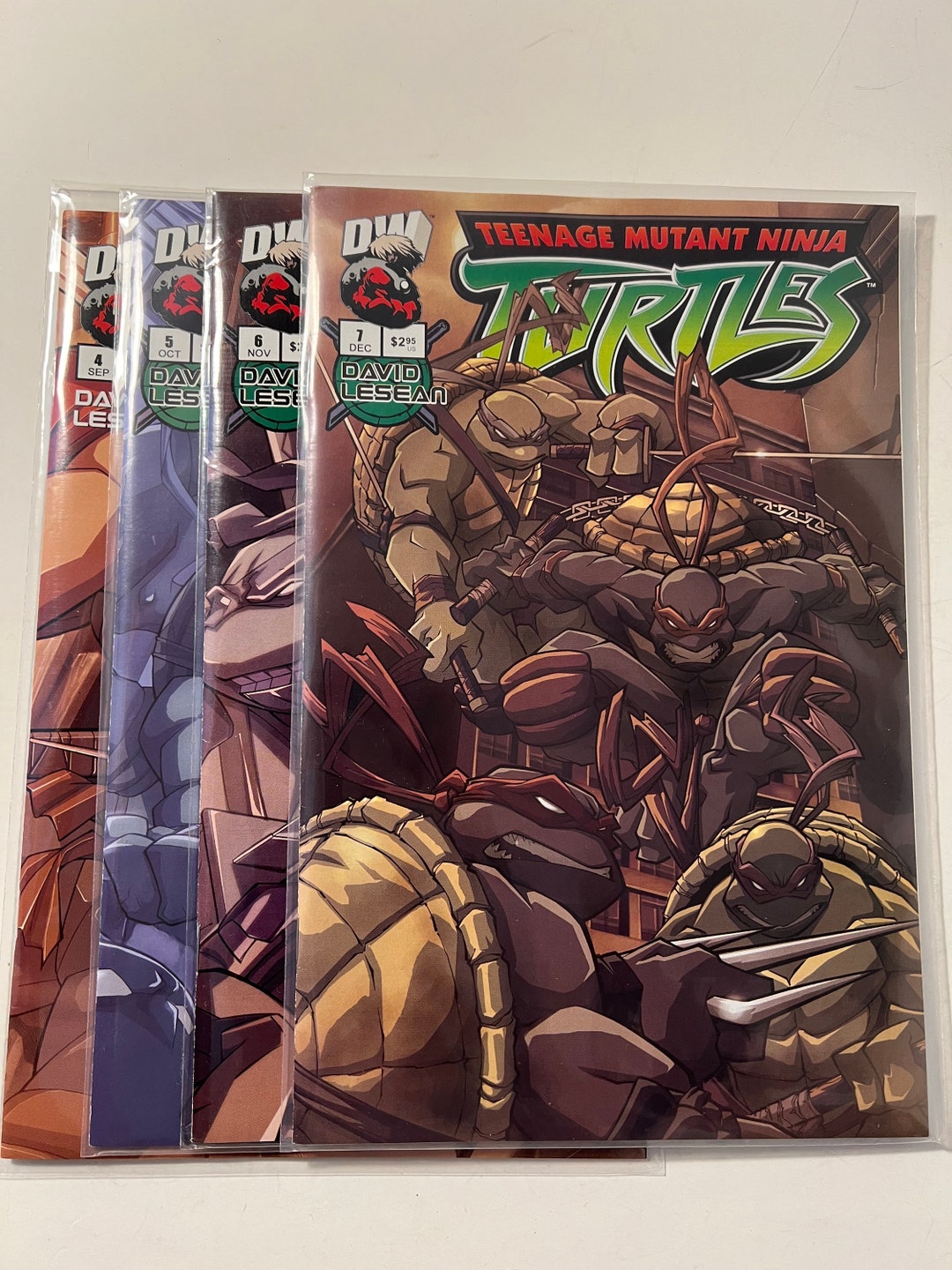 2003 Dreamwave Teenage Mutant Ninja Turtles Comics 4 7 SET NM / M TMNT ...