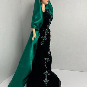 Emerald Embers Barbie Doll the Jewel Essence Collection by Bob Mackie ...