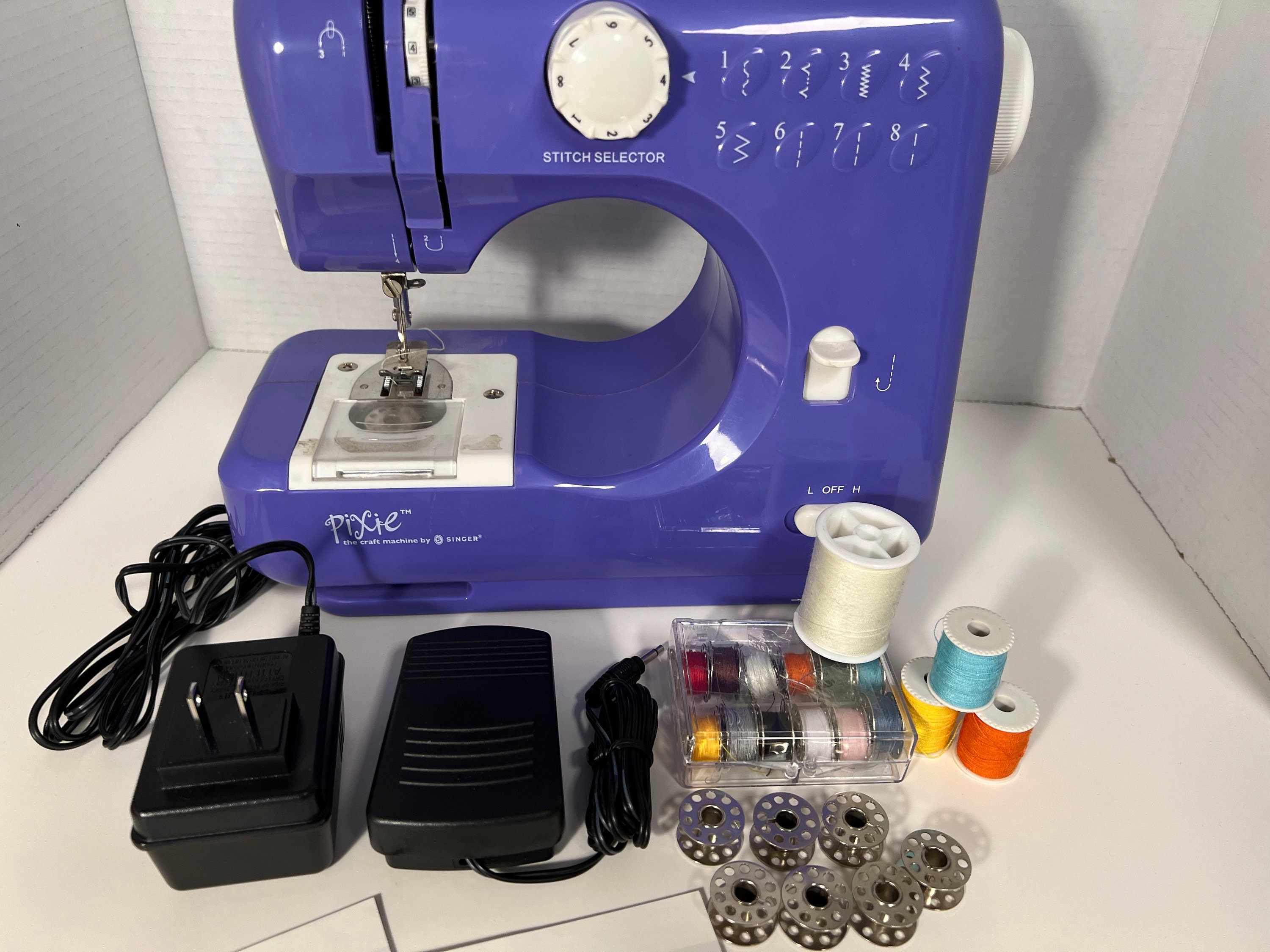 SINGER Pixie the Craft Machine by Singer Purple Sewing Machine ...