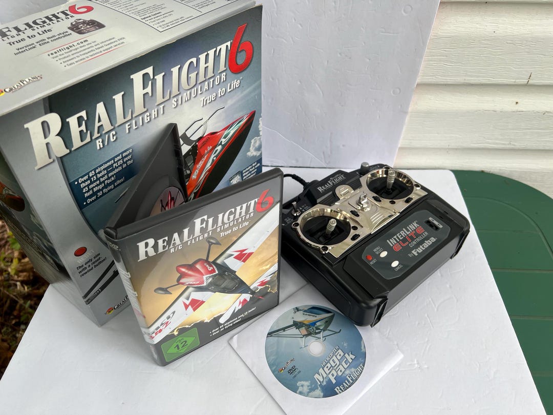 Real Flight 6 R/C Flight Simulator PC With Interlink Elite Controller ...
