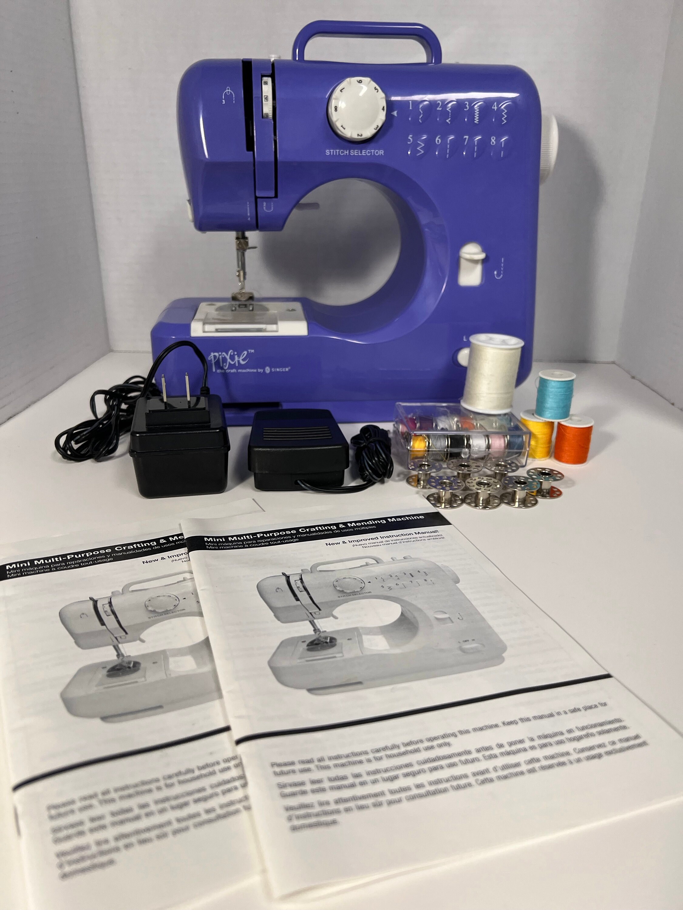 SINGER Pixie the Craft Machine by Singer Purple Sewing Machine ...