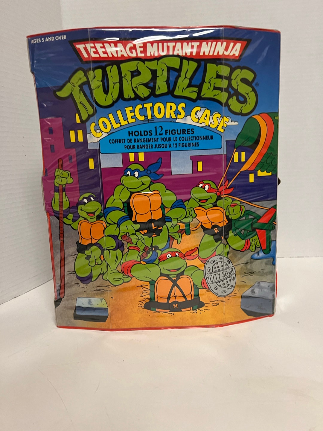 1991 Teenage Mutant Ninja Turtles TMNT Collectors Carrying Figure Case ...