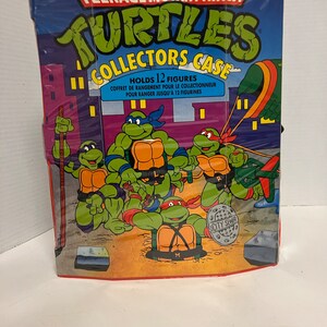 1991 Teenage Mutant Ninja Turtles TMNT Collectors Carrying Figure Case ...