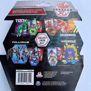 Bakugan Dragonoid Red Collector Figure 2 Trading Cards 1 Coin BX56 - Etsy