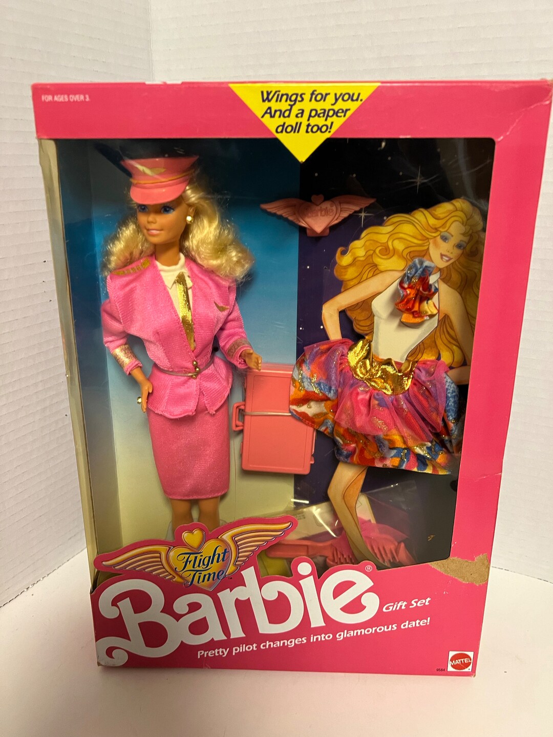 1989 Mattel Flight Time Barbie, Box Damage See All Pictures for ...