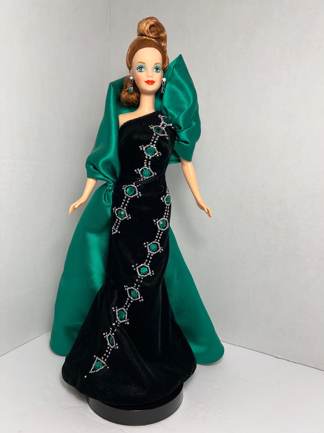 Emerald Embers Barbie Doll the Jewel Essence Collection by Bob Mackie ...