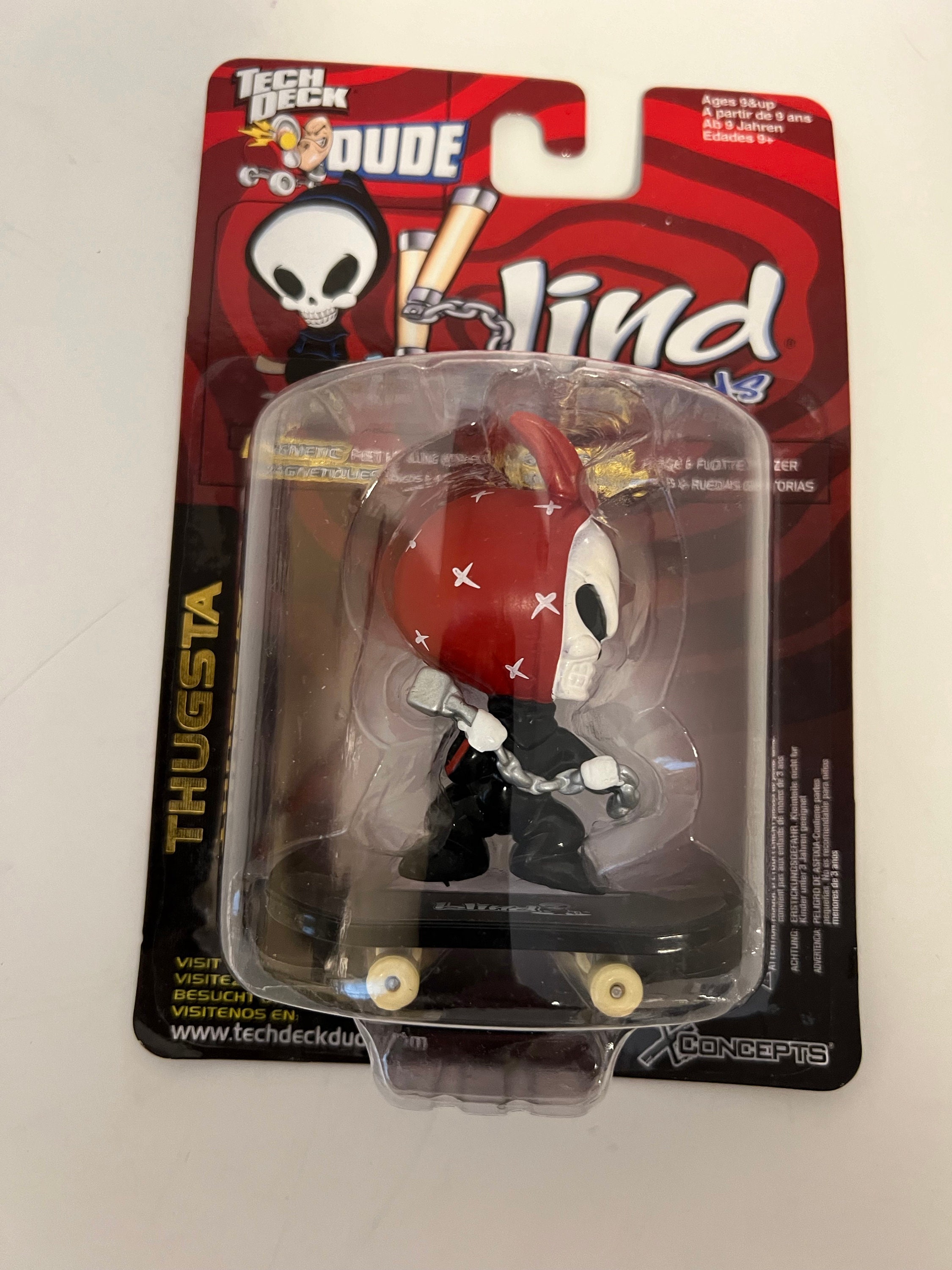 Tech Deck Dude Thugsta Blind Skate Boards X Concepts Skate Crew RARE ...