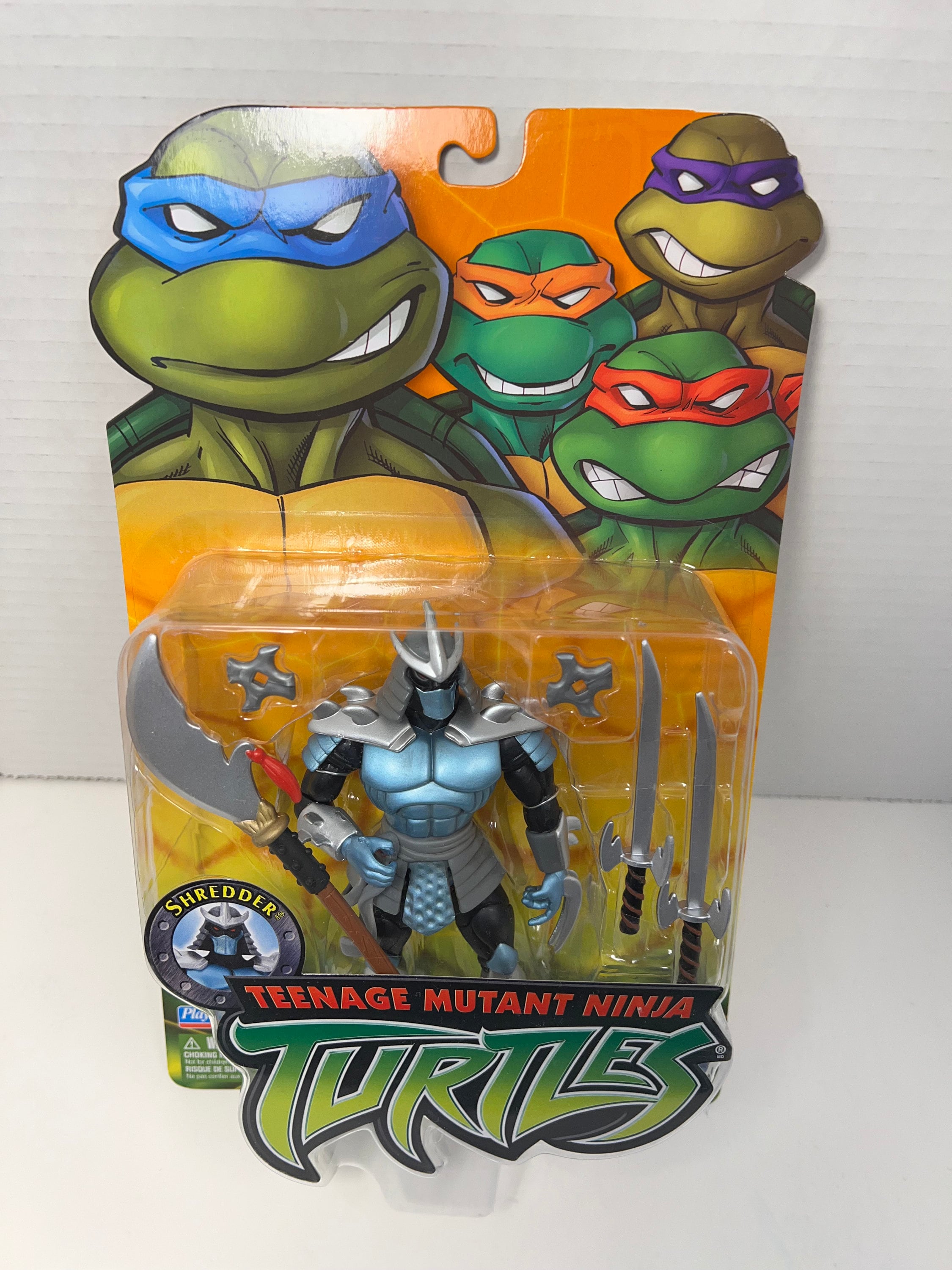 TMNT Teenage Mutant Ninja Turtles Figure 2003 TMNT Shredder Villain ...