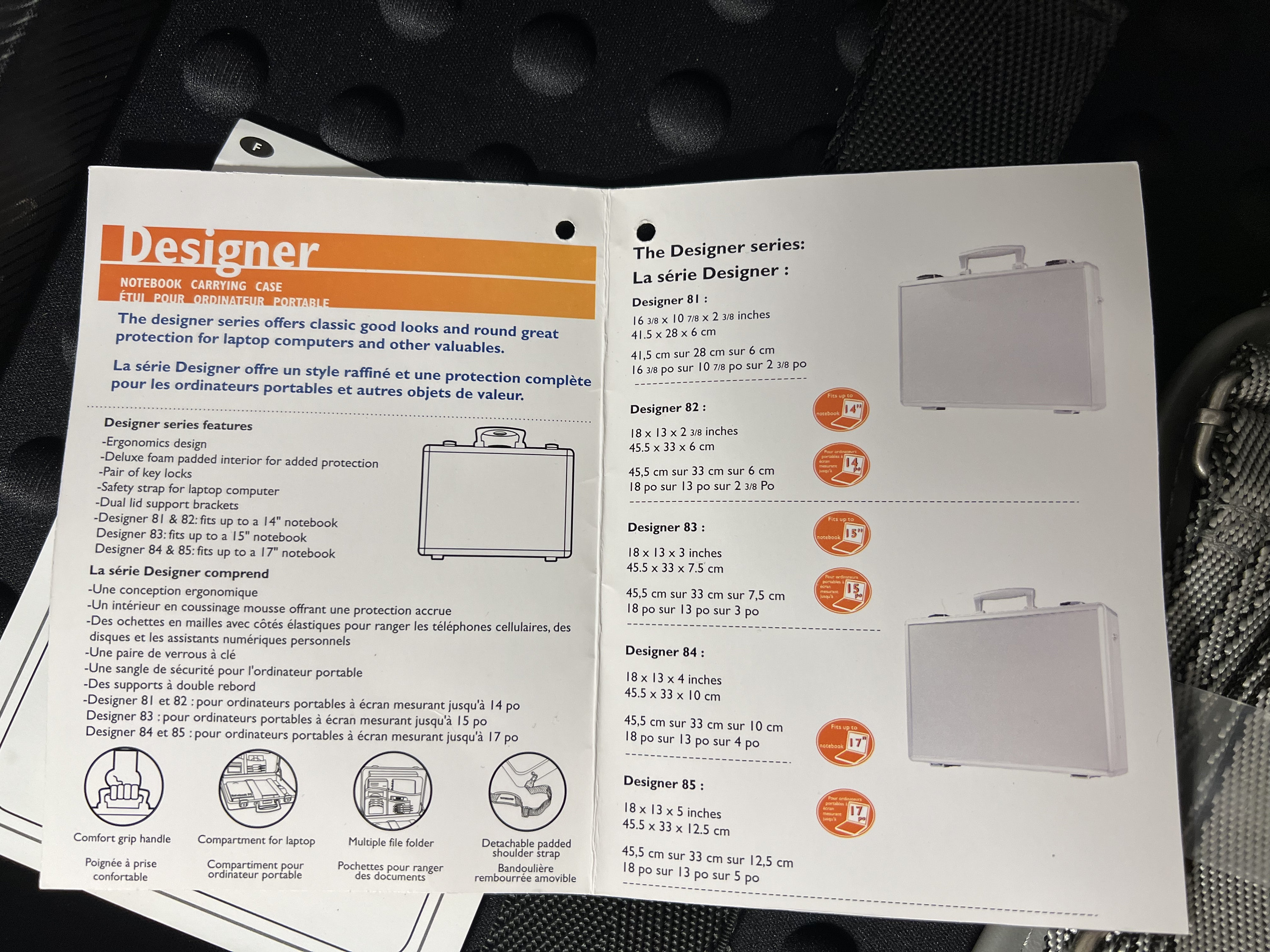 NEW Vanguard Metal 3 Briefcases & Attaches Case W/ Keys and Strap ...