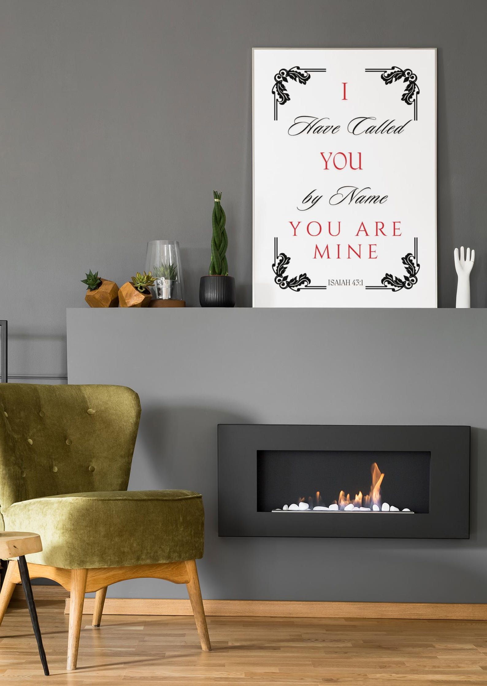 Isaiah 43:1 Scripture Wall Art Printable _ I Have Called You by Name ...