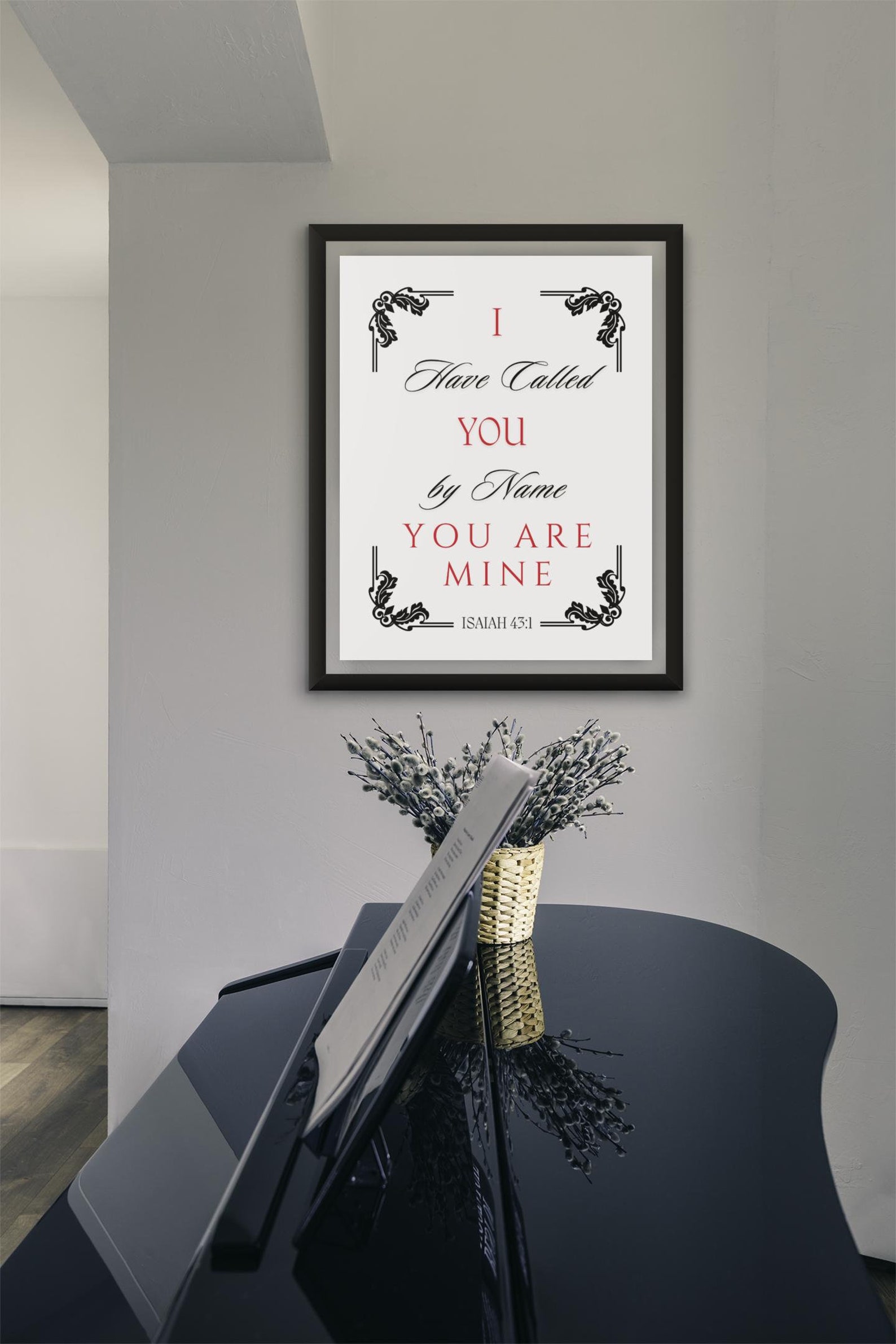 Isaiah 43:1 Scripture Wall Art Printable _ I Have Called You by Name ...