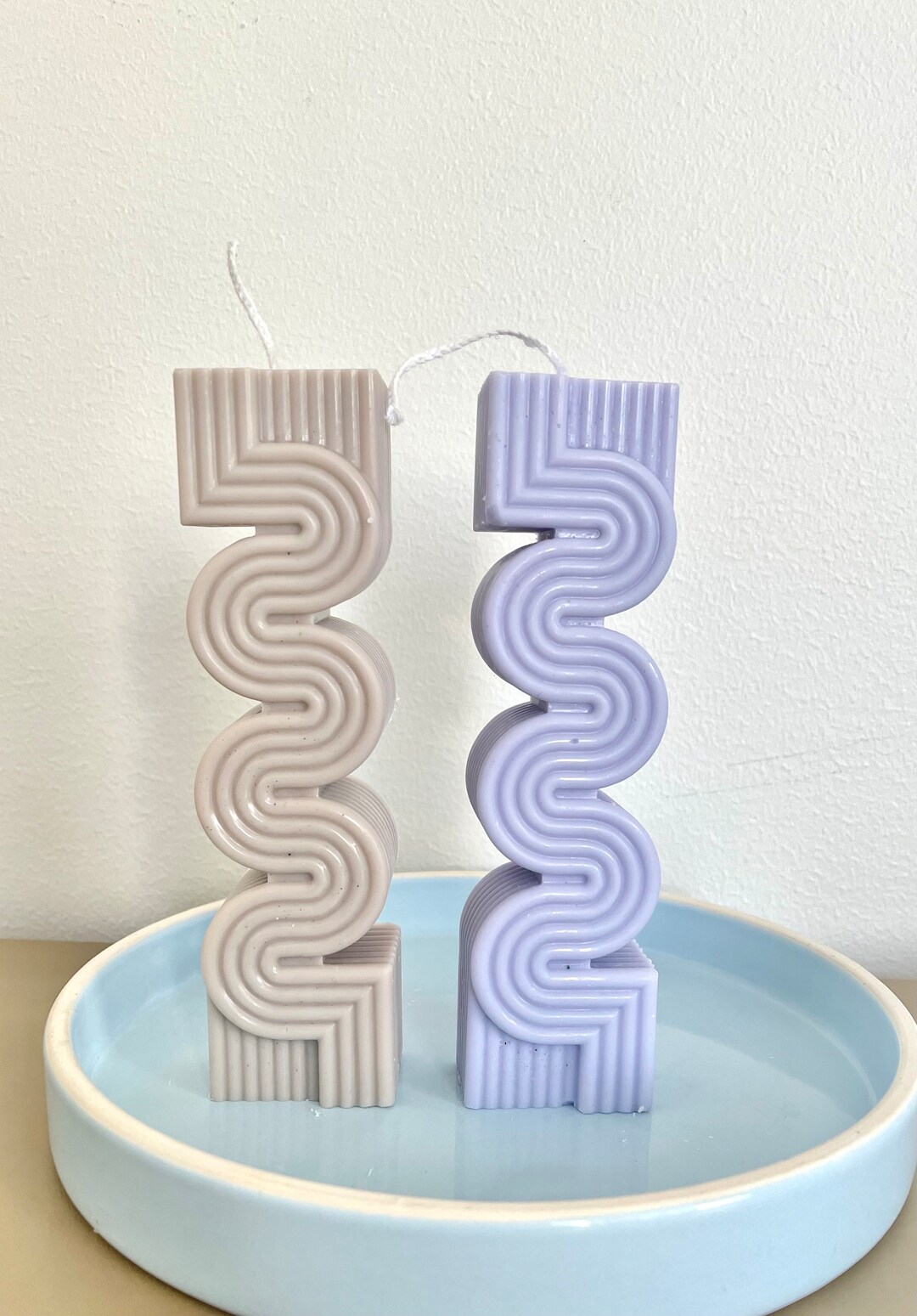 Karesansui Candle / Zen Garden Candle / Decor Candle / Geometric Candle ...