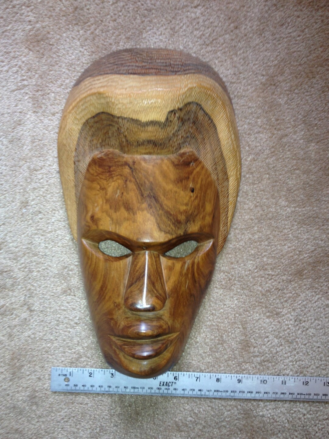 Large Vintage 1970’s African Mask - Etsy