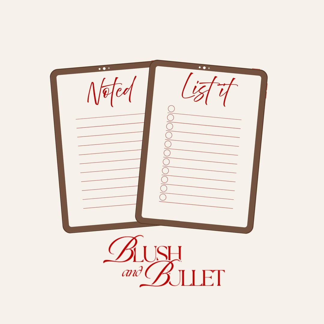 Digital To-do List & Notes Template - Etsy