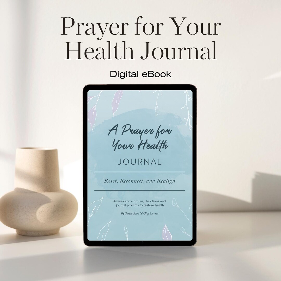 A Prayer for Your Health Journal Ebook - Etsy
