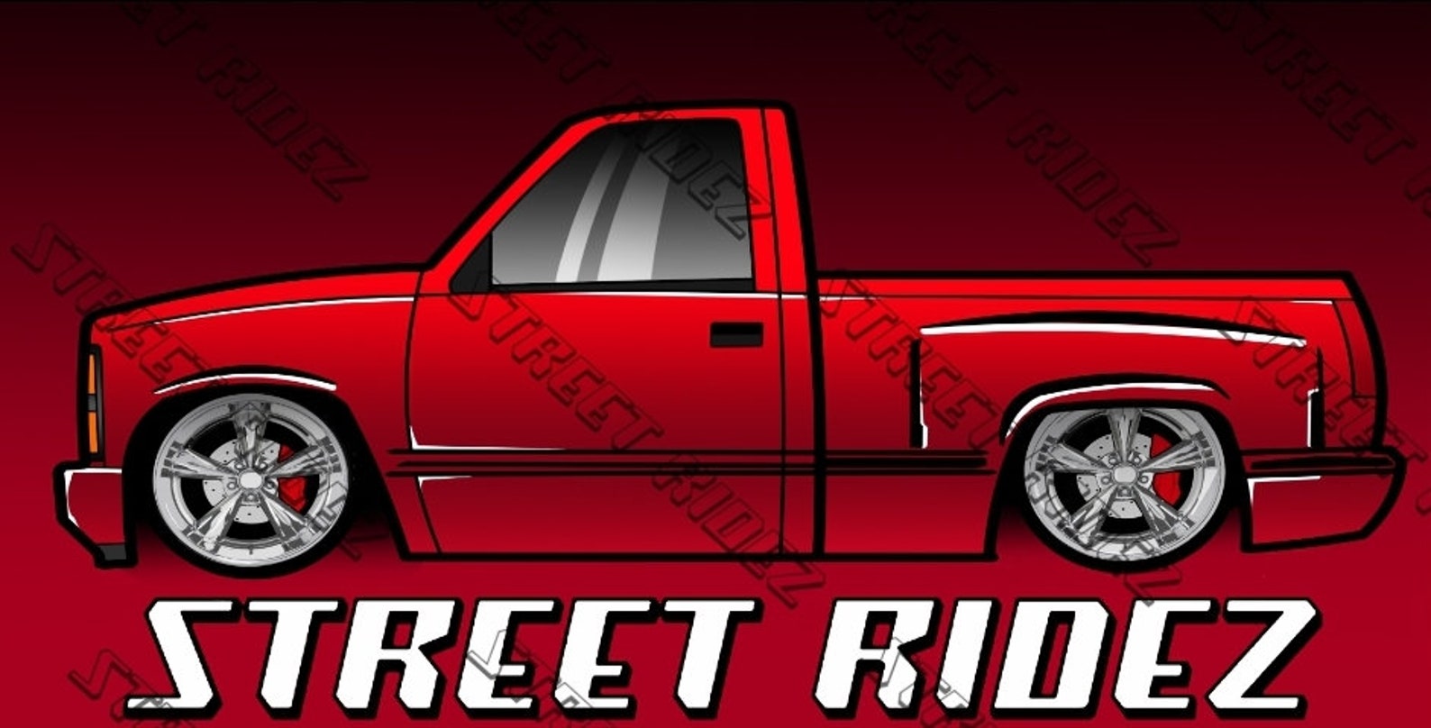 OBS Truck Stepside Sticker - Etsy