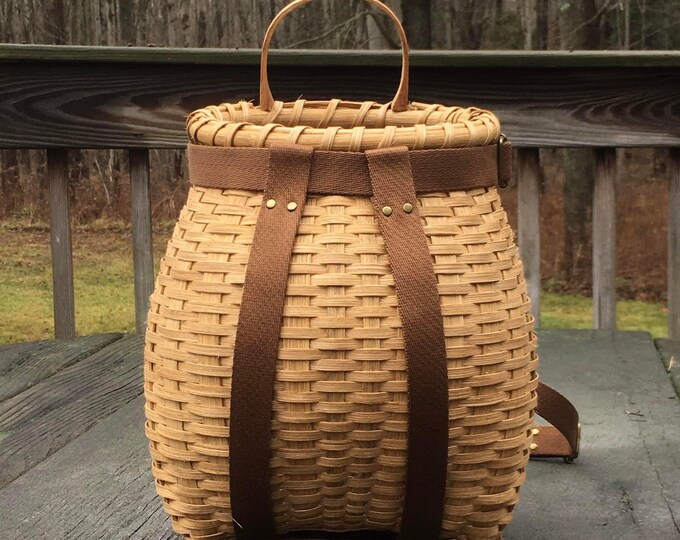 Adirondack Pack Basket- Foraging Backpack - “red-shouldered Hawk“ - Etsy