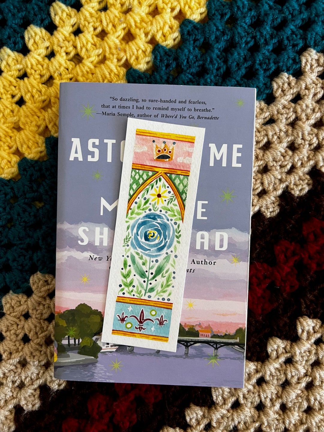 Hand Painted Bookmark illuminated Manuscript Series, Original Design - Etsy