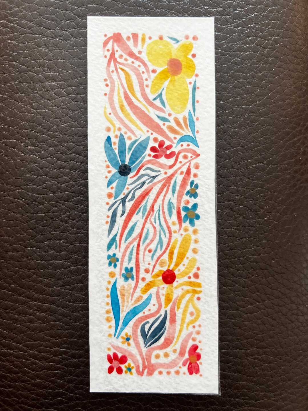 Hand Painted Bookmark, Original Design - Etsy