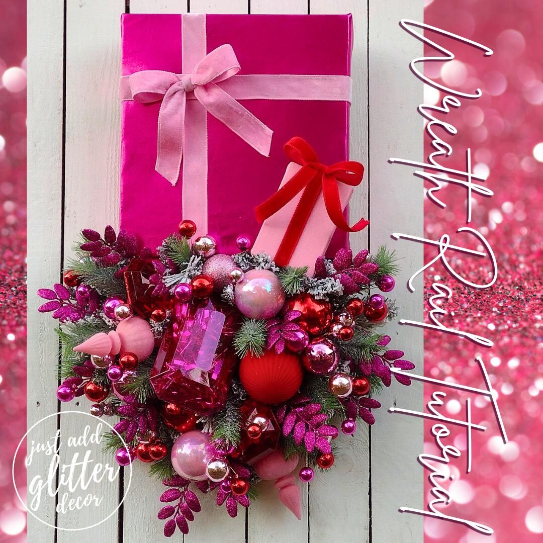 Christmas Wreath Tutorial, Valentine's Day Wreath Tutorial, How to Make ...