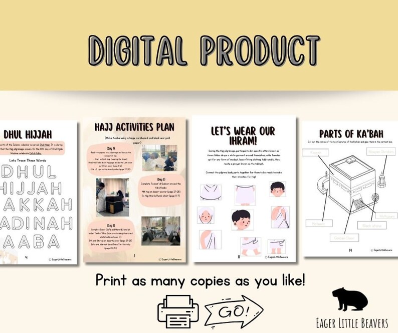My First Hands-on Hajj Activity Book for Little Muslims (ages 3-6) - Etsy
