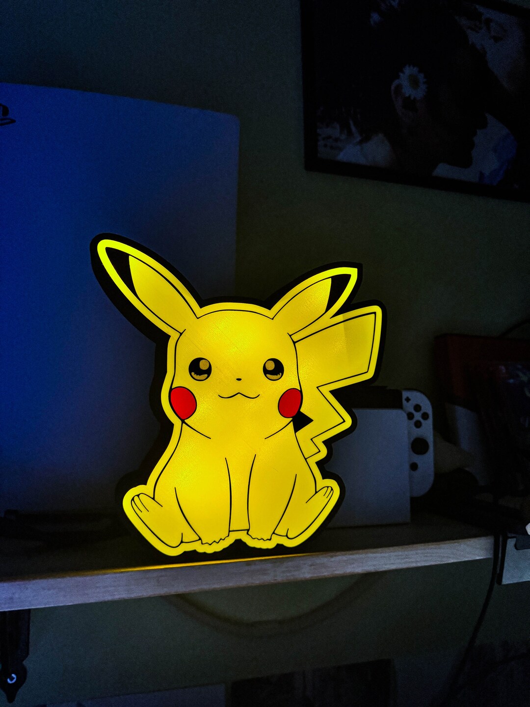 Pikachu Led Table Lamp - Etsy