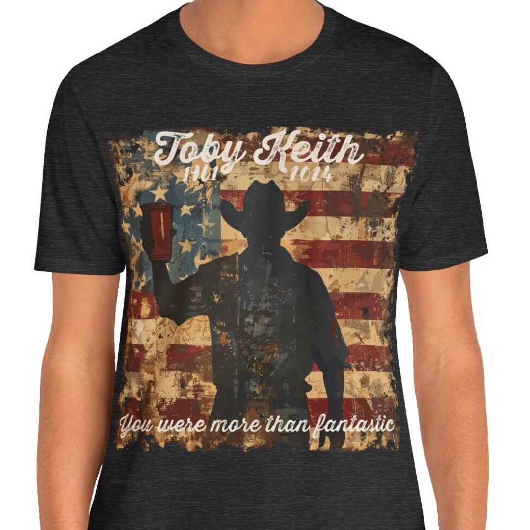 Toby Keith Shirt Tribute Tshirt, Toby Keith in Memory, Red Solo Cup ...