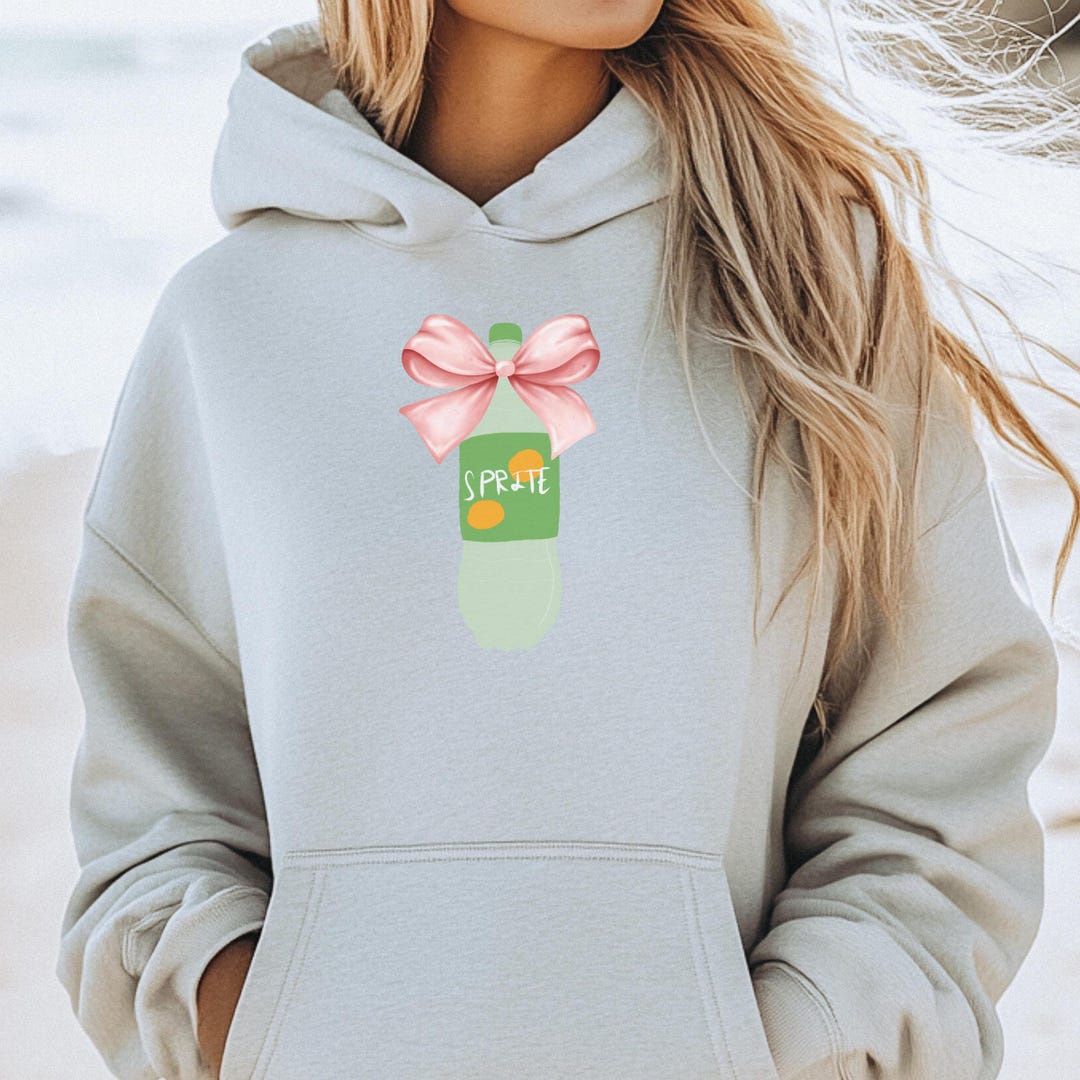 Lime Soda Bottle Oversized Comfy Sweatshirt or Hoodie Lane Seven ...