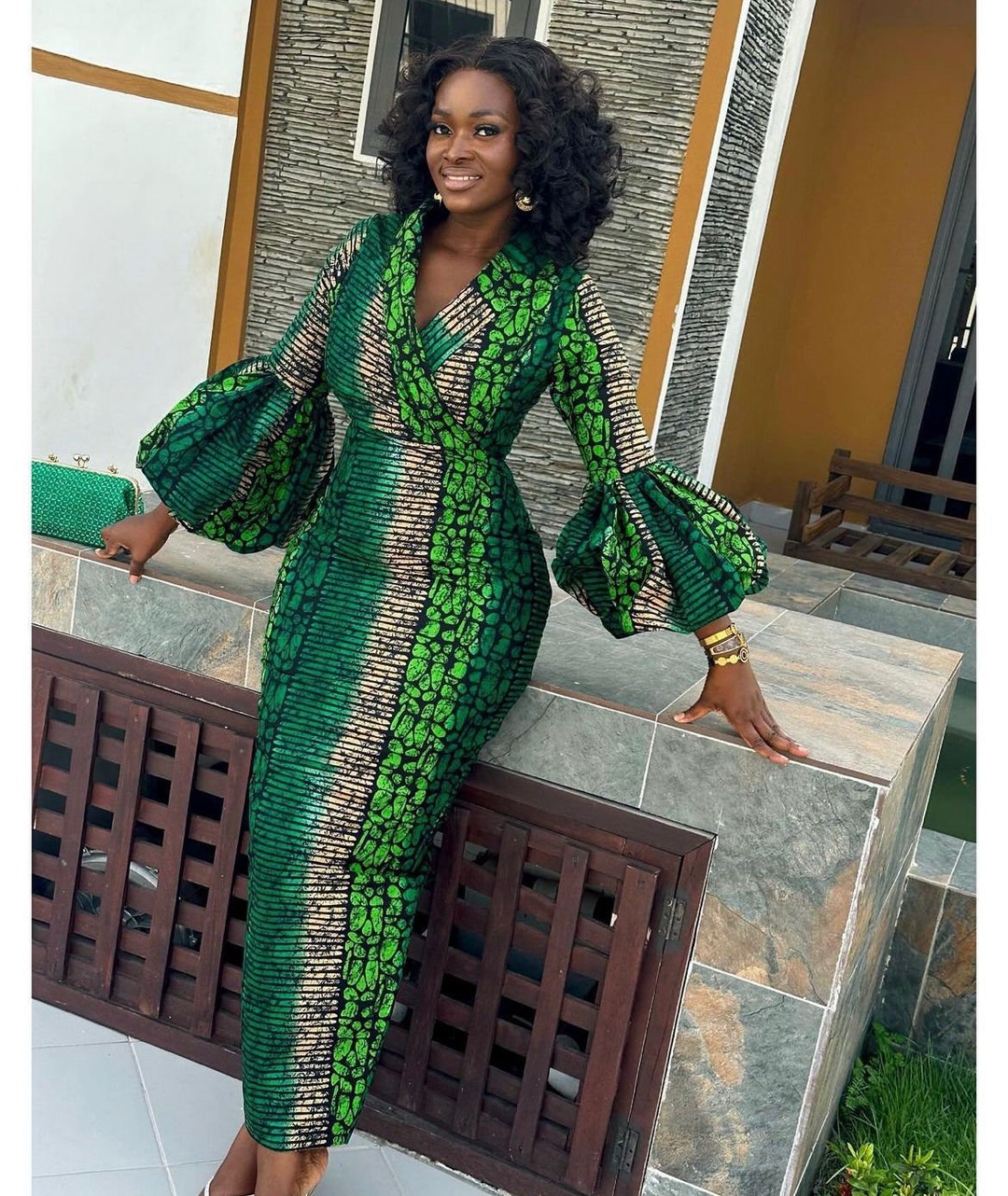 African Party Dress/pocket/african Print/african Low Dress/african ...