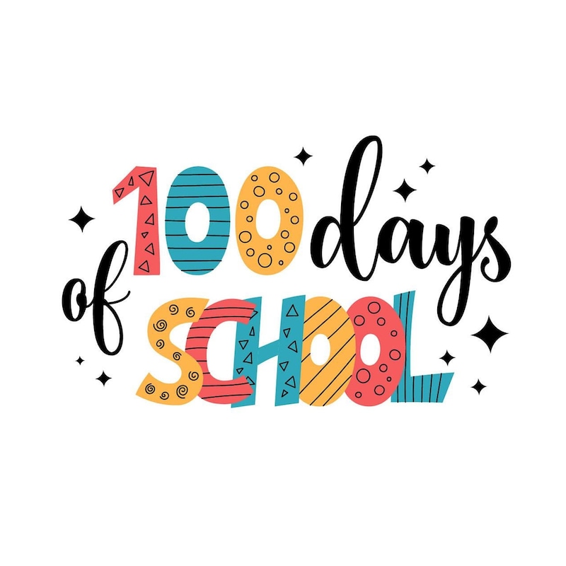 100th Day of School Poster - Etsy