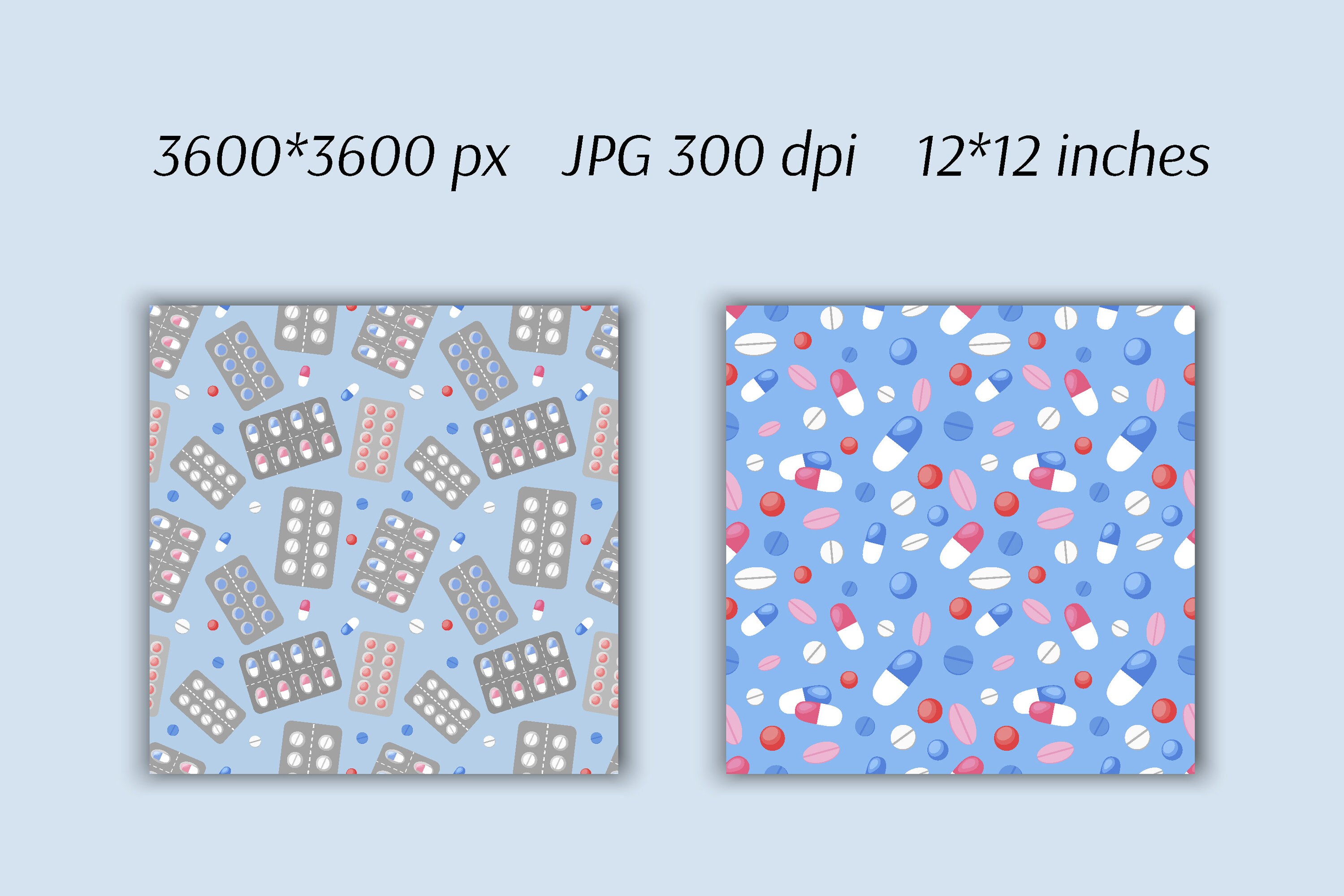 Pharmacy Digital Paper Medical Patterns JPG Pills Medicines Backgrounds ...