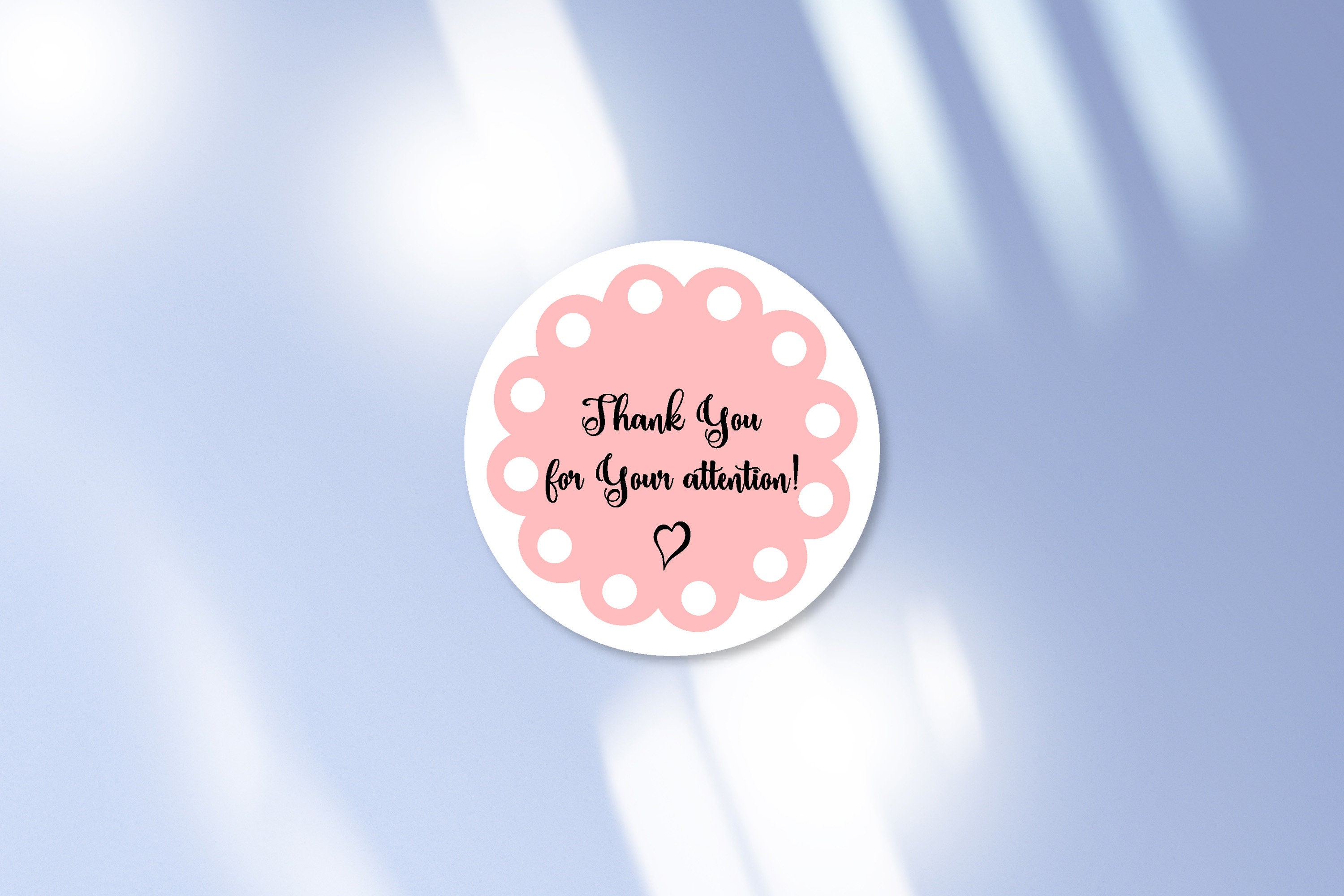 Cute Thank You Stickers Pack PNG Handmade Labels for Home Business ...