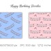Happy Birthday Digital Paper | Bday JPG Doodle Patterns Collection for ...