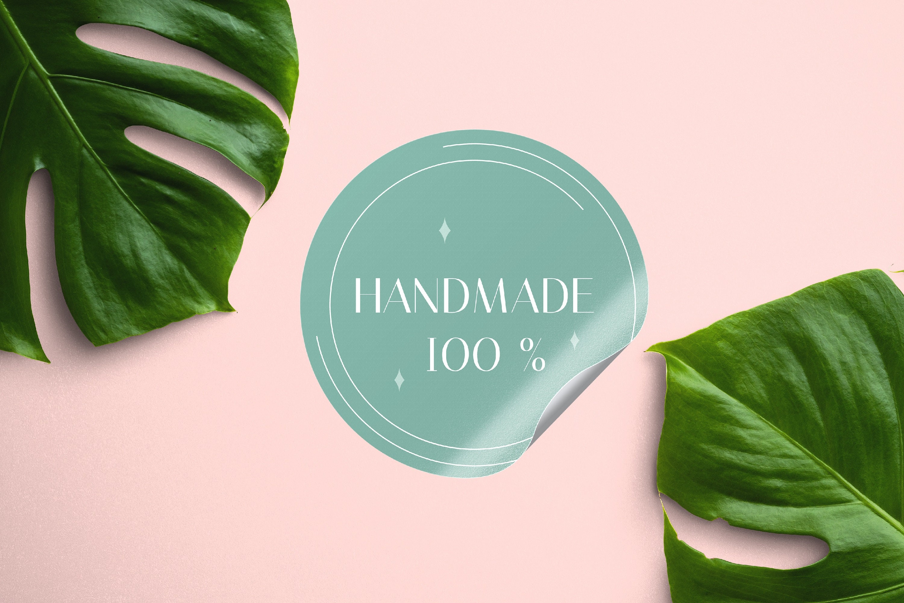 Handmade Business Stickers Pack | Home Maker PNG Printable Labels ...